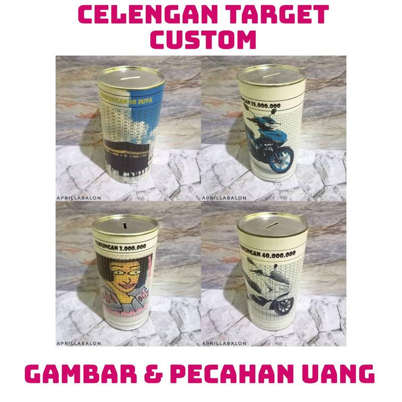 CELENGAN TARGET CUSTOM GAMBAR TARGET Dan PECAHAN - Shop | Tokopedia