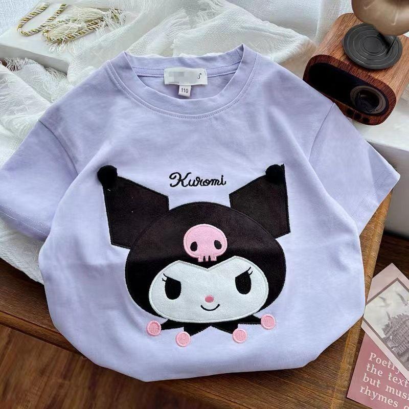 Popular New Girls' Short-Sleeved T-shirt Summer Little Children's ...