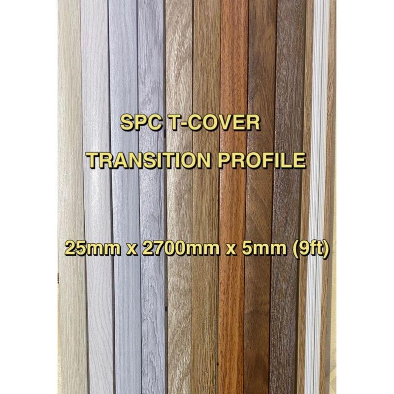 PROFIL SPC T / Aksesori Lantai / 5MM x 2700MM x 25MM (9kaki) - TikTok ...