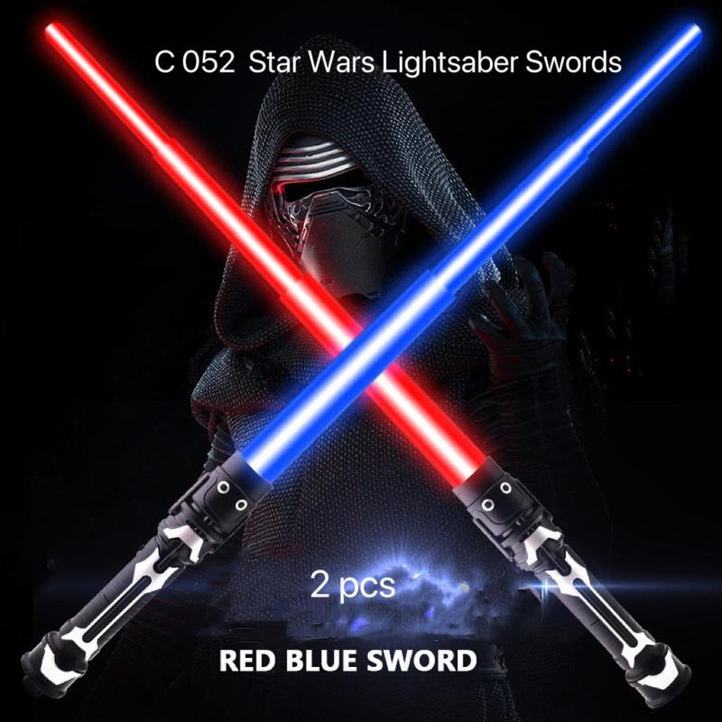 C052 STAR WARS LIGHTSABER SWORDS 2PCS BLUE+RED - TikTok Shop Philippines