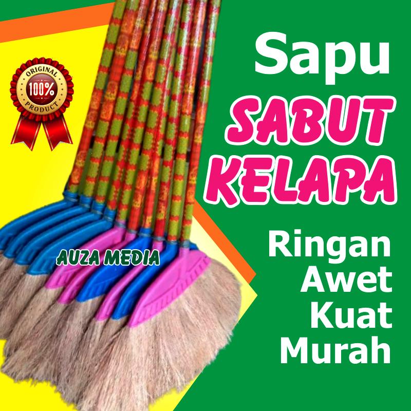 Sapu Ijuk Sabut Kelapa Produk UMKM dengan Gagang Lantai - Shop | Tokopedia