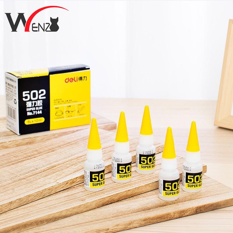 Deli Instant Quick-Drying Adhesive Strong Bond Fast Leather Rubber ...