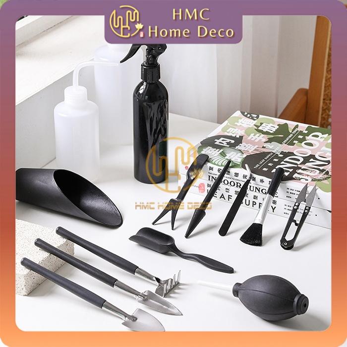 HMC Black Edition Gardening Tools Set Beginner Planting Kit Cactus ...