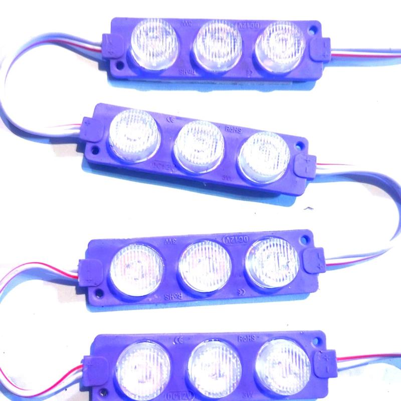 LAMPU LED 3 MATA WARNA UNGU 12 V/24VOLT - Shop | Tokopedia
