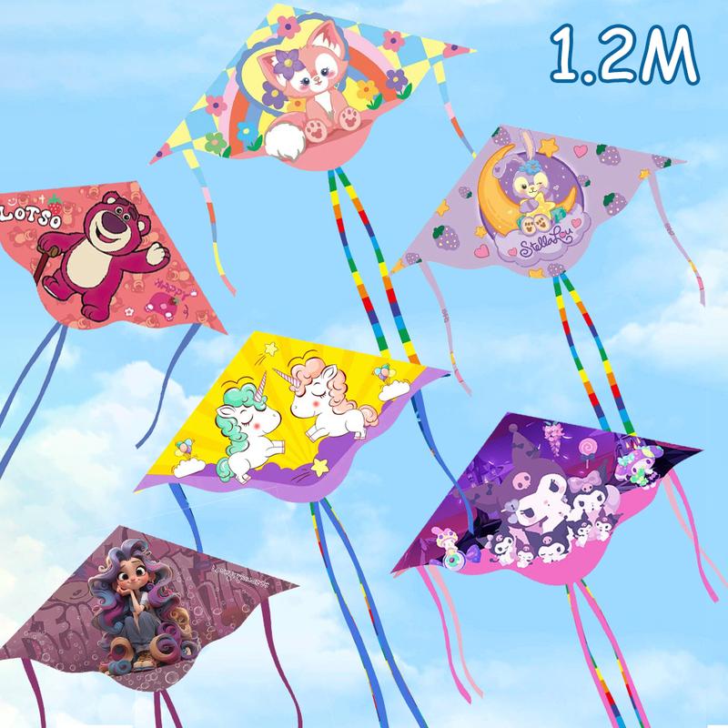 1.2m Cartoon Kite With 50 Meters Kite Line Large Kites Children ...