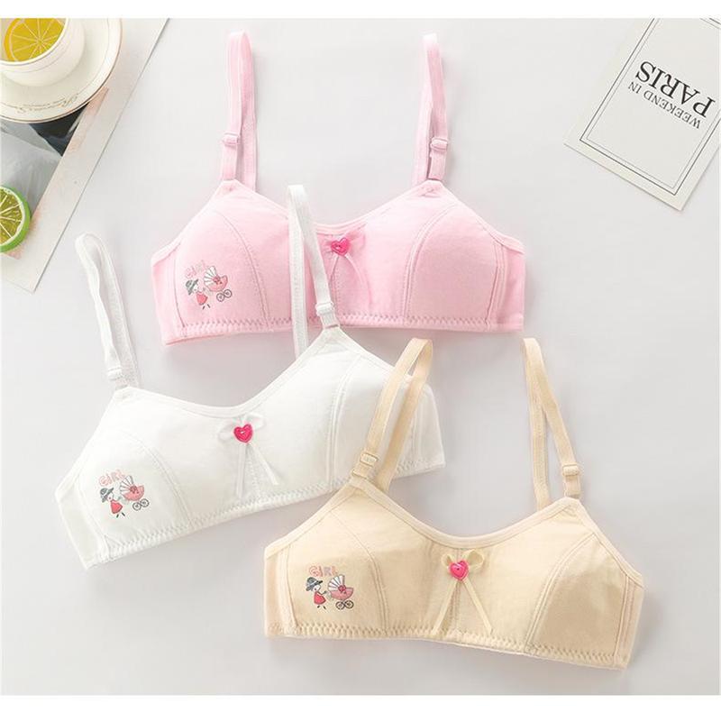 Girls' Bra Junior High School Students Soft Comfortable Close-fitting ...