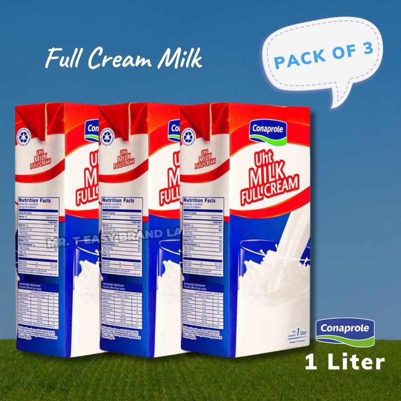 CONAPROLE FULL CREAM MILK 1L (PACK OF 3) for coffee, shakes, - TikTok ...