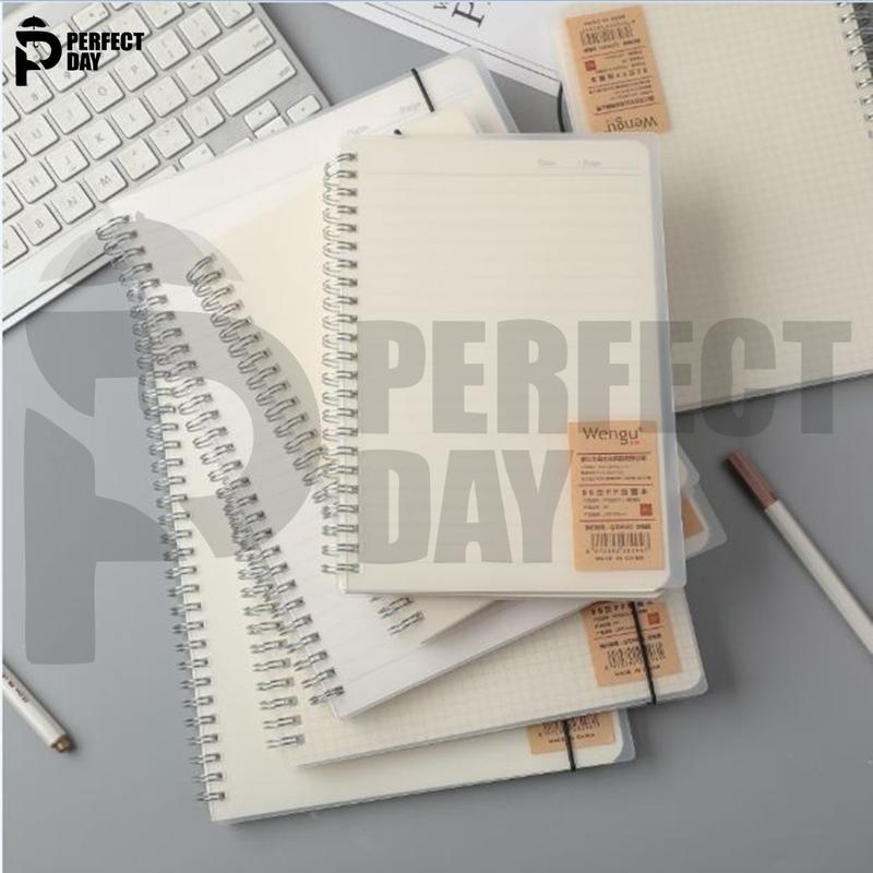 Perfect Day Mu-ji Spring Styled A5 Notebook With Garter - TikTok Shop ...