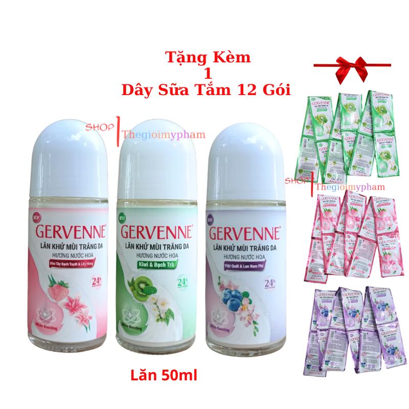 [Tặng Dây Sữa Tắm]Lăn Khử Mùi Trắng Da Hương Nước Hoa Gervenne - TikTok ...