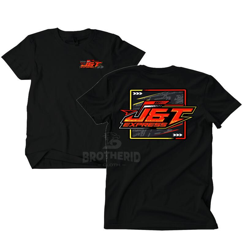 Kemeja-T, KATUN, v1, dengan reka bentuk Ekspedisi J&T JTT, Baju ...