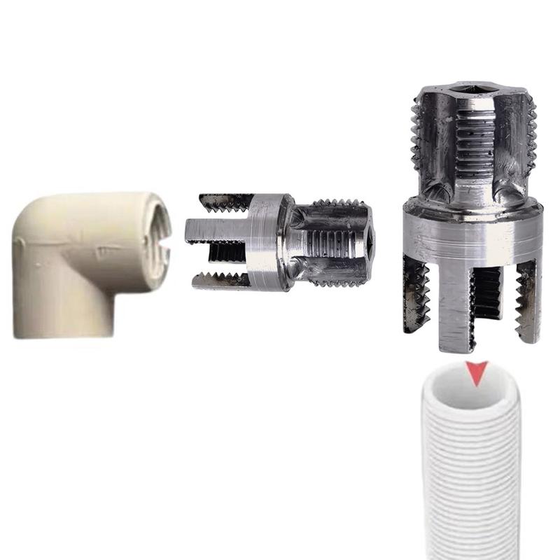 PPR Water Pipe Thread Opener and Drill Bit Set for 4-Point Pipes ...