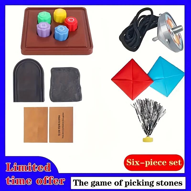 14-piece Gonggi party game set, JackStones squid traditional - TikTok Shop
