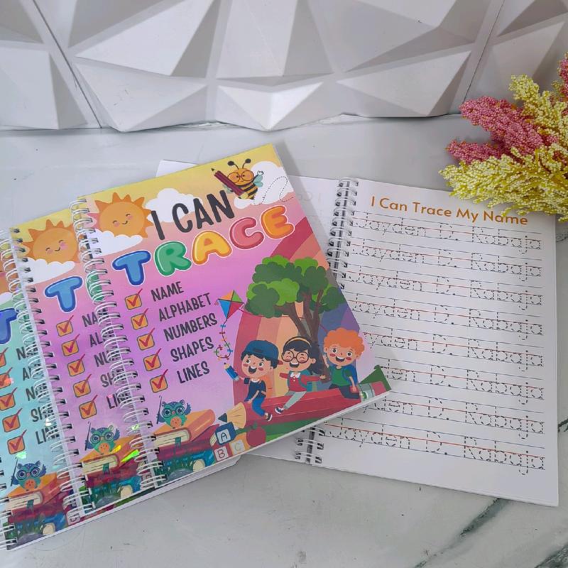 Tracing Notebook 60pages Name,Lines,Alphabet,Shape,Numbers - TikTok ...