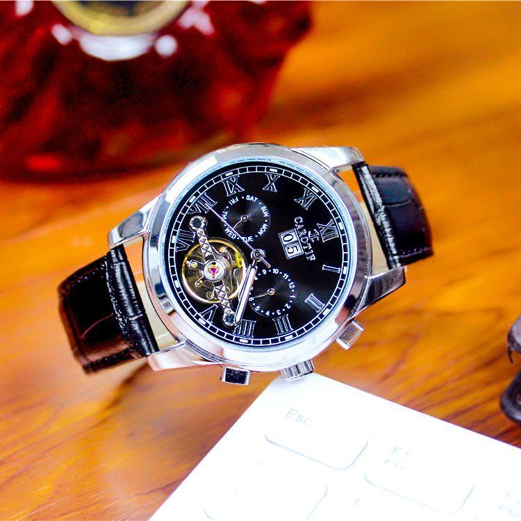 Caro TIFF Jam Tangan Mekanikal Lelaki Berkilau Kalis Air Automatik ...