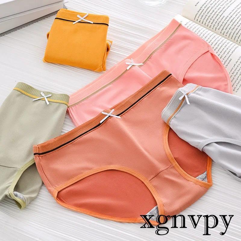 xgnvpy Womens Panties Cotton SolidColor MidWaist Comfortabl - TikTok ...