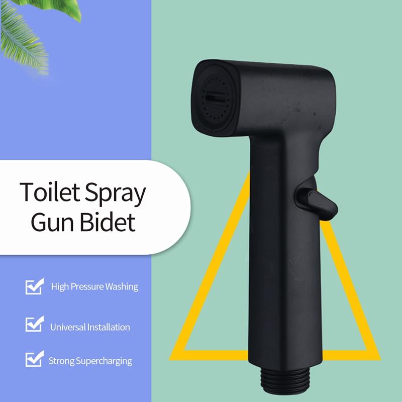 Black Toilet Handheld Bidet Sprayer Bathroom Hand Held Only Bidet ...