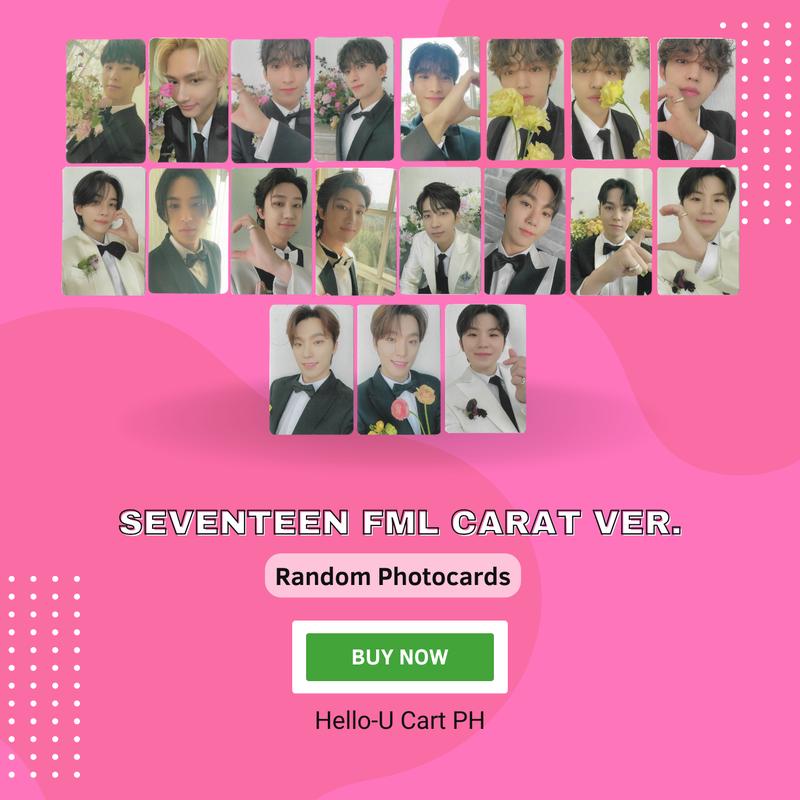 Seventeen FML Carat Version Album Random Photocard TINGI SVT - TikTok ...