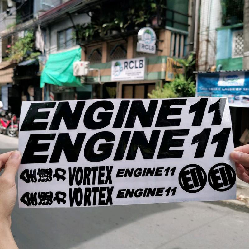 Engine 11 vinyl Decals fixie sticker - TikTok Shop Philippines