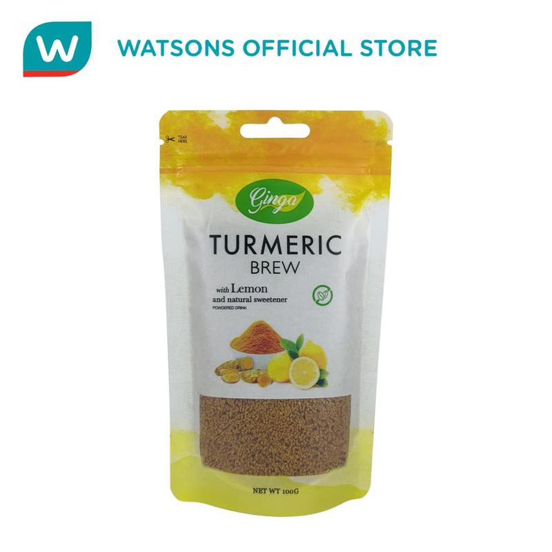 GINGA Turmeric Brew with Lemon 100g - TikTok Shop Philippines