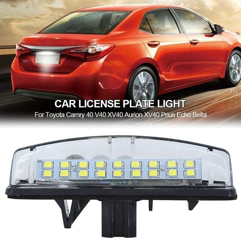 1PC LED Car License Plate light Bulb 18LEDs CanBus For Toyot - TikTok ...