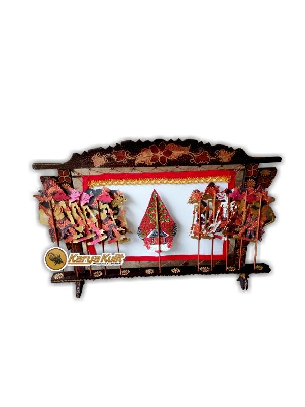 Miniatur Pagelaran Wayang Kulit kayu Batik - Shop | Tokopedia
