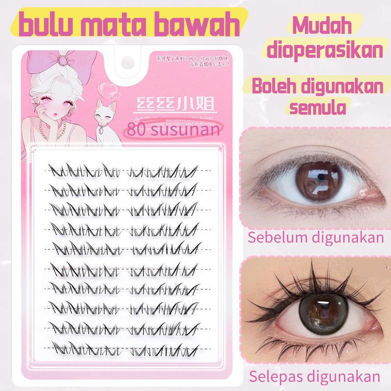 Bulu Mata Palsu, Lukisan Tangan, Rupa Alamiah dan Realistik, - TikTok ...