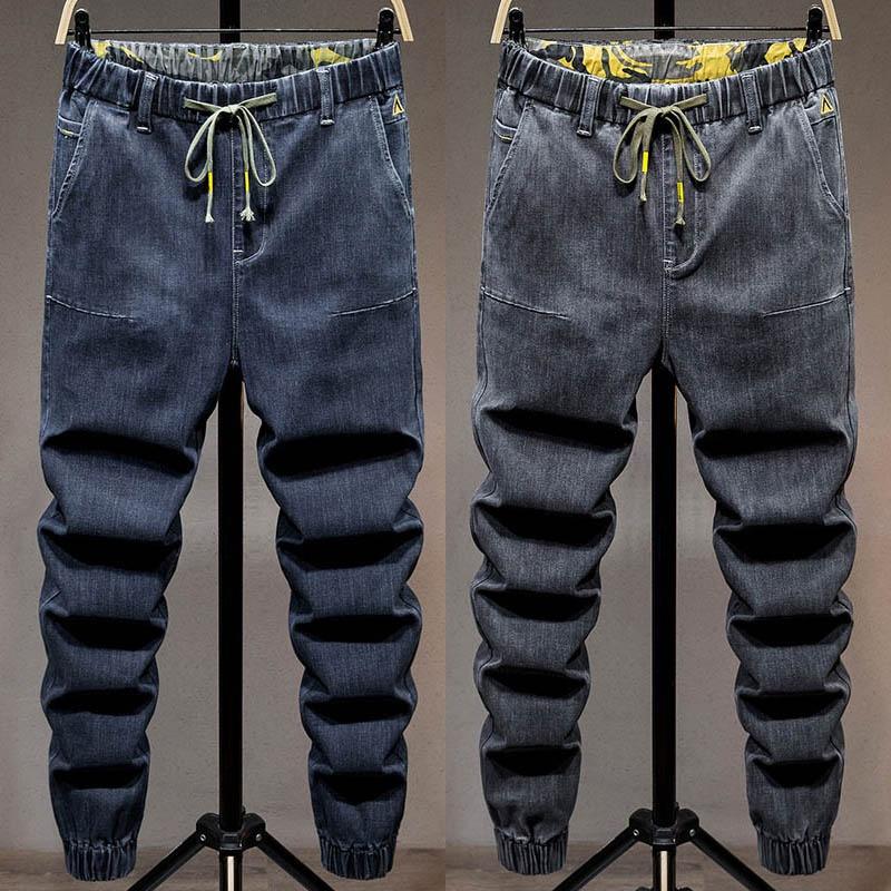 Plus Size S-7XL Men Jogger Jeans Spring Autumn Winter Fashio - TikTok ...
