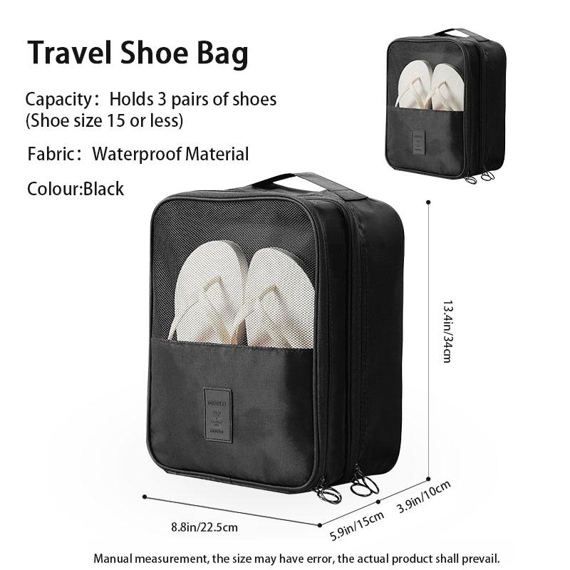 Weekend Travel Shoe Organizer: Holds 3+ Pairs, Durable & Folds Flat ...