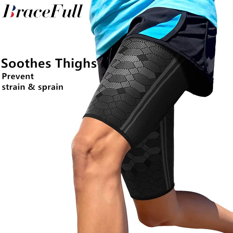Knitted Nylon Sports Thigh Supporter Protective Gear - TikTok Shop ...