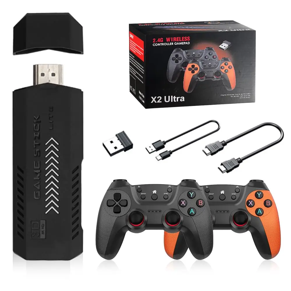 2025 Upgrade Game Stick 4k 40000 Games,Wireless Retro Gaming - TikTok Shop