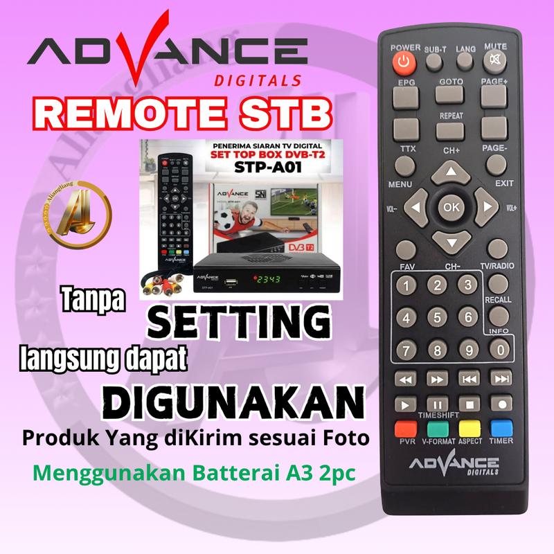 REMOTE SET TOP BOX ADVANCE / REMOT STB ADVANCE STP-A01 - Shop | Tokopedia