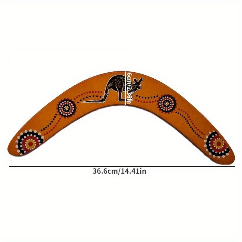 Beginner-Friendly Wooden Boomerang - Light Brown, Suitable for - TikTok ...