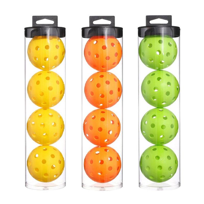 4pcs Pickleball Hanging Bucket, Four 40 Hole Pickleballs, 74mm - TikTok ...