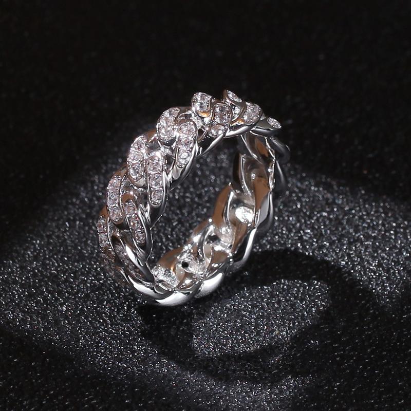 Fashion Twisted Ring Creative Jewelry Ring Cubic Zirconia Alloy ...