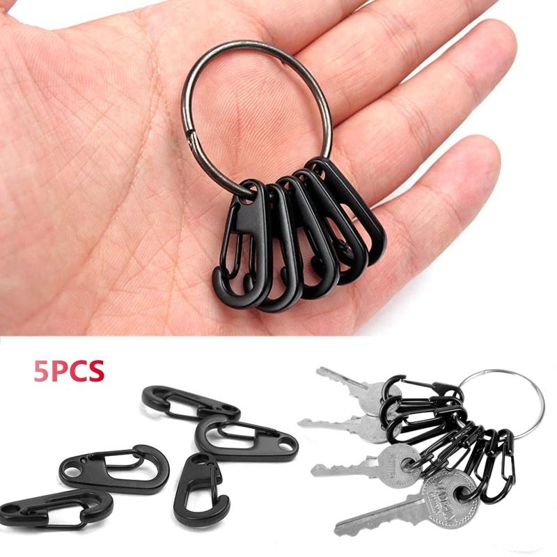 5Pcs Mini Key Fob Carabiner Camping Portable Gadgets Classic - TikTok ...