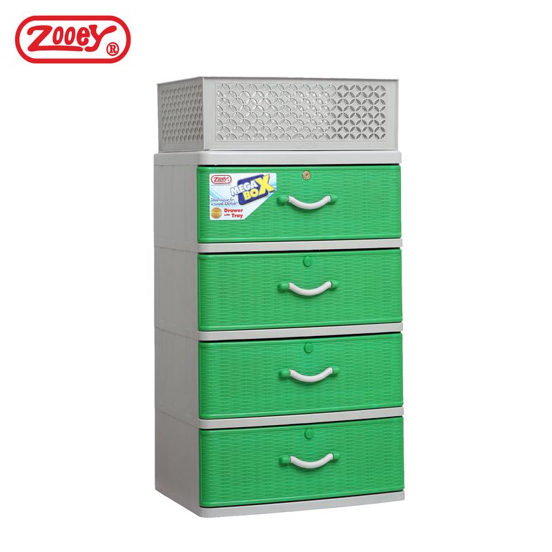 Zooey Mega Box Drawer 4 Layer Stock No. 399-4L/Wardrobe/Organizer ...