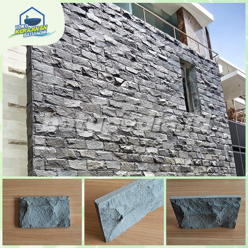 Batu Alam Dinding Andesit Permukaan Natural Alami Untuk Rumah - Shop ...