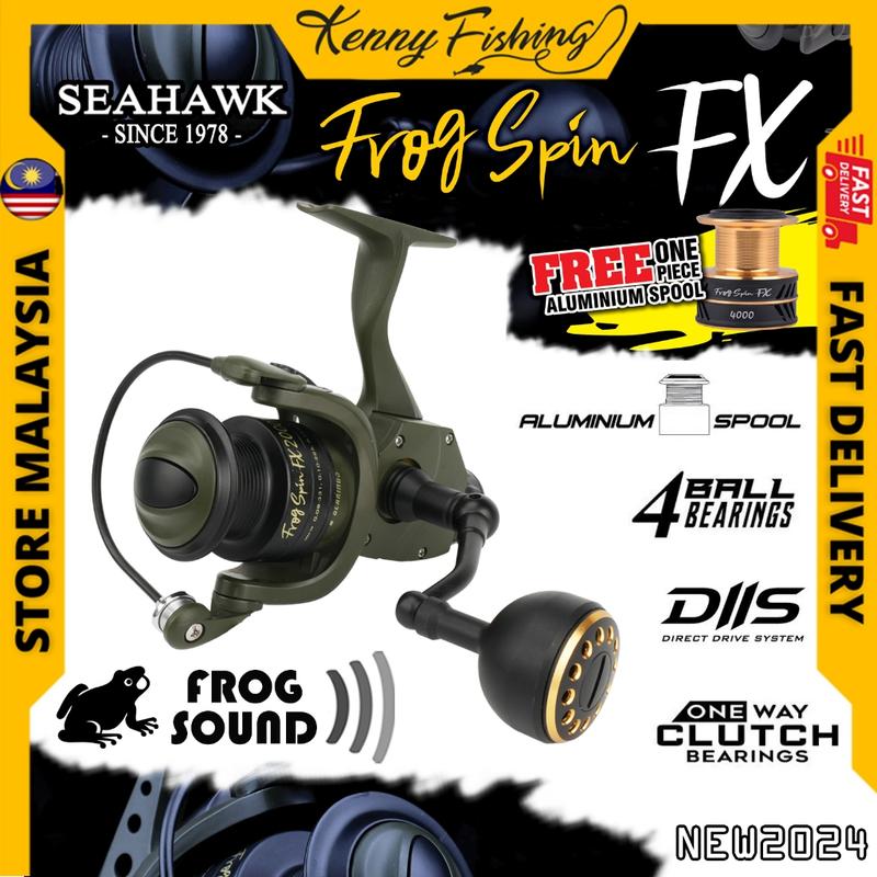 Frog Spin FX Seahawk Fishing Spinning Reel MESIN KATAK SEAHAWK - TikTok ...