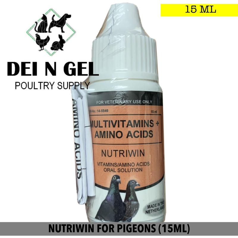 NUTRIWIN MULTIVITAMINS + AMINO ACID FOR PIGEONS (15ML) - TikTok Shop ...