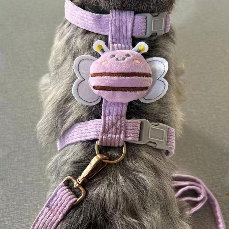 amoteda- Adjustable Chest Strap for Pets Cat Harness Adjustable Cartoon ...