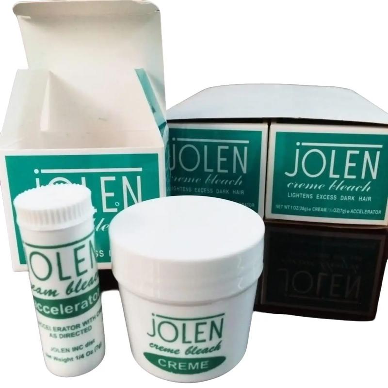 Jolen Bleach Cream INDIA Fresh Stock All Skin Types Dye Hair - TikTok ...