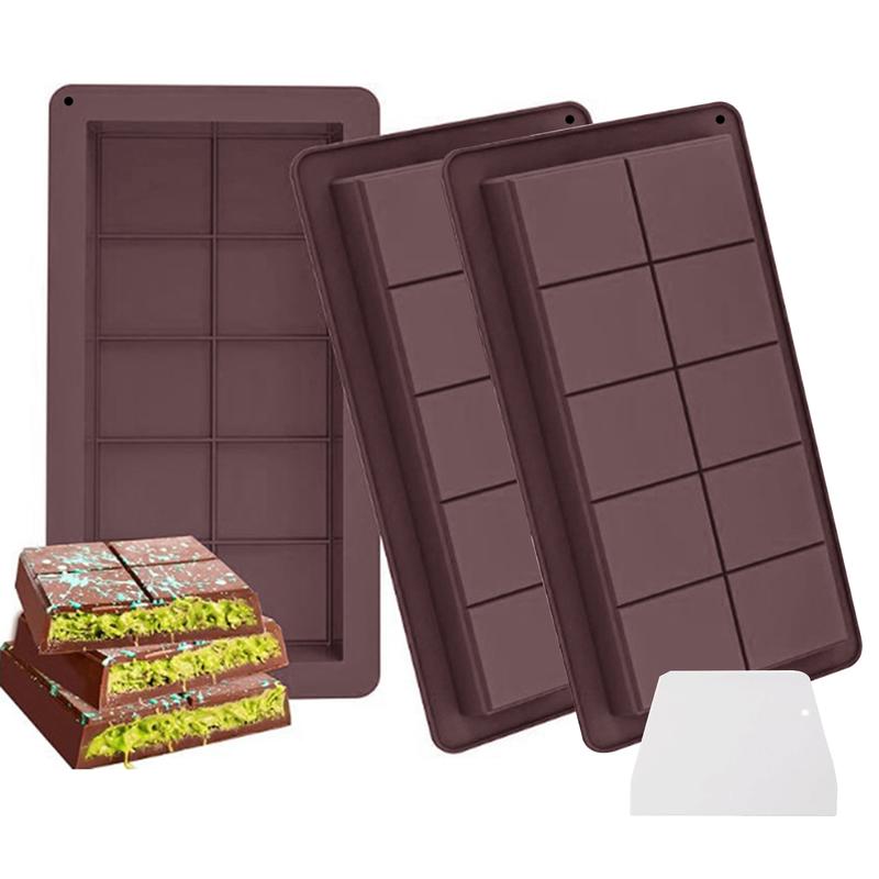 Acuan Coklat Silikon, 2pcs, Acuan Bar Coklat Dalam, Salutan Tidak ...