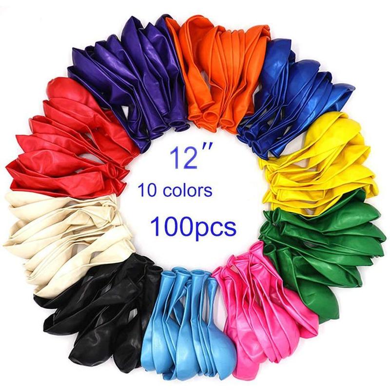 Belon Mutiara, 100pcs, 12 inci, Belon Lateks Tebal, Sesuai untuk - TikTok Shop Malaysia