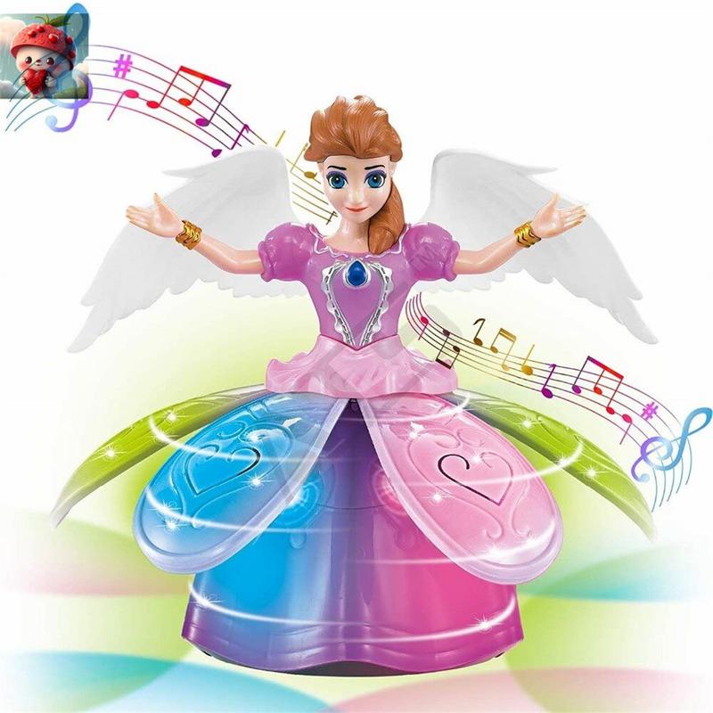 Elsa and Anna Frozen Dancing Girl Toy with Wings - Action Figure ...