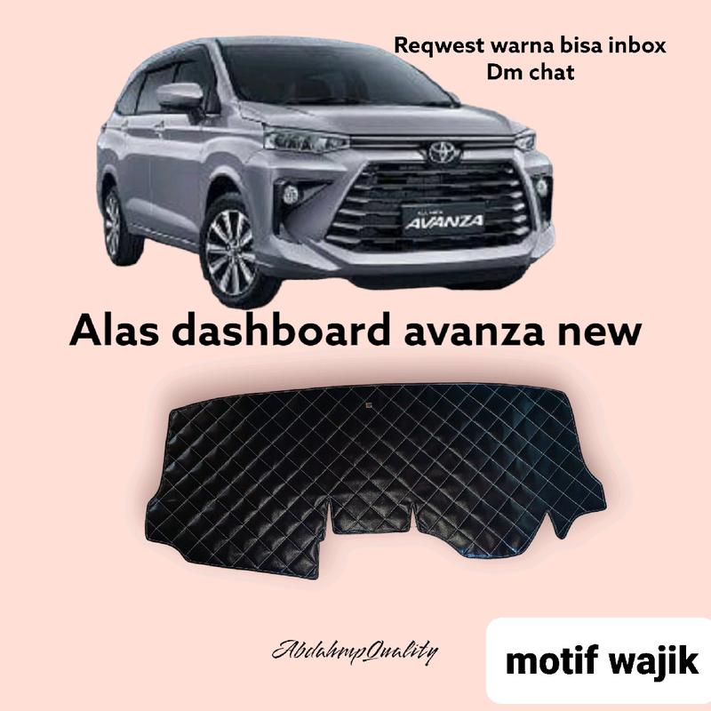 Alas Pelindung Dasbor Mobil Avanza New Motif Wajik Bahan Kulit - Shop ...