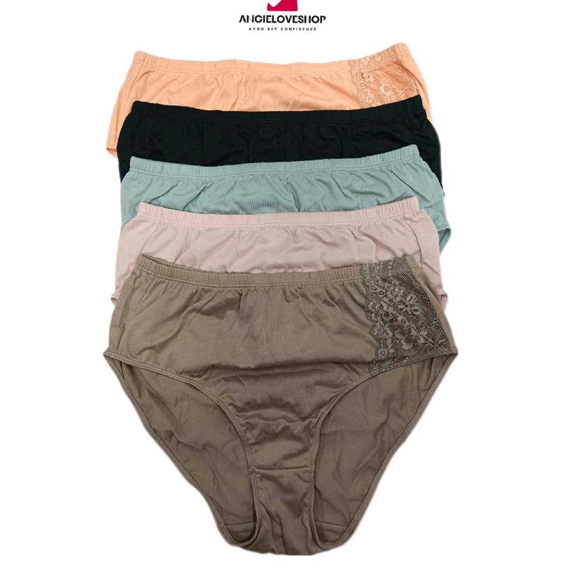 AVON JENNIFER 5N1 HI-LEG MAXI PANTY PACK Fit Lace Soft Womenswear ...