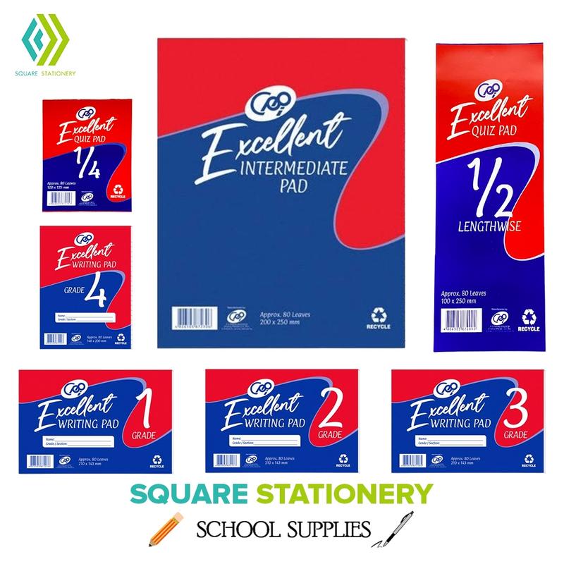 Writing Pad Quiz Paper Intermediate, Grade 1-4, 1/2 Lengthwise - TikTok ...