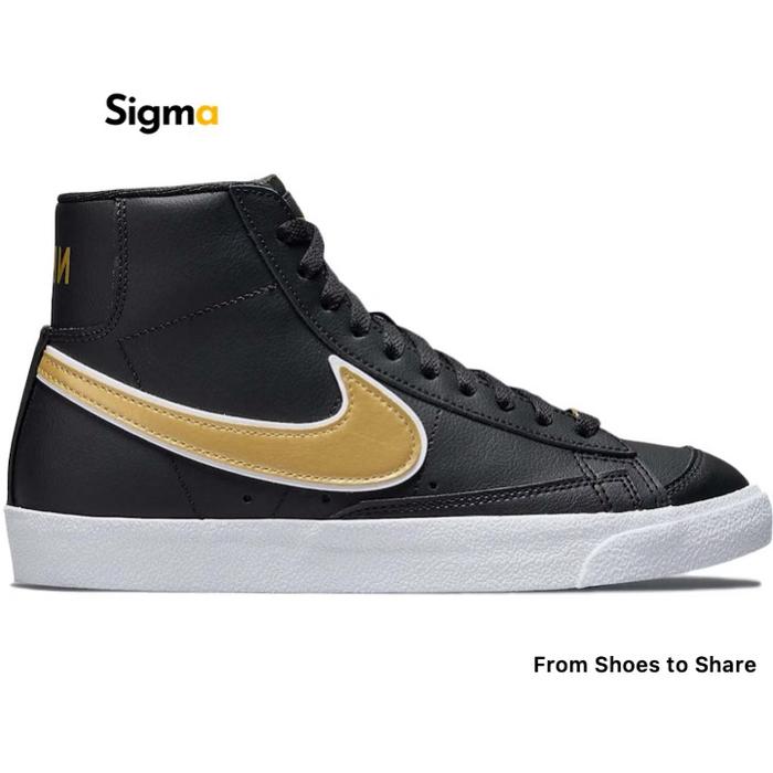Jual Sneakers Nike Blazer Mid 77 Black Gold (WMNS) - 40 - Jakarta Barat ...