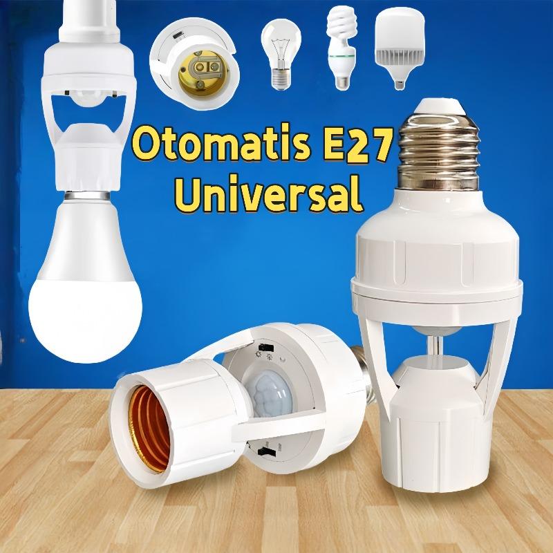 Fitting Lampu Sensor Pergerakan Otomatis Fitting Lampu Bohlam PIR ...