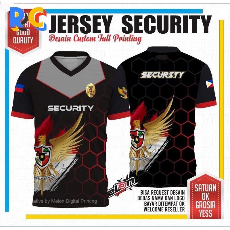 RC-SECURITY TSHIRT FULL SUBLIMATION (Customizable) Free Custom - TikTok Shop Philippines